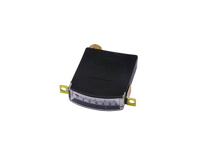 Panel Mount Rectangular Air Pressure Gauge 0-60 PSI Pressure Reading